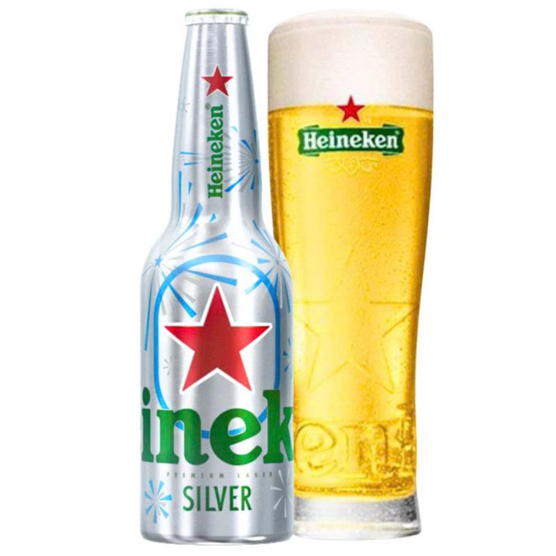 Bia Heineken Silver Alu Edition 4% – Thùng 12 Chai 330ml – bianhagau.vn